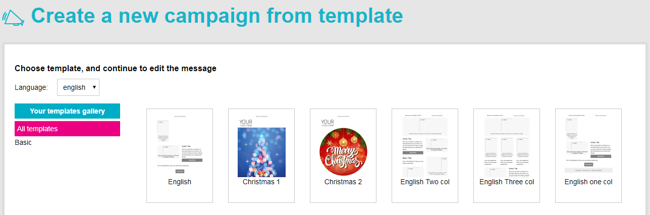Create and edit an email campaign - inwise