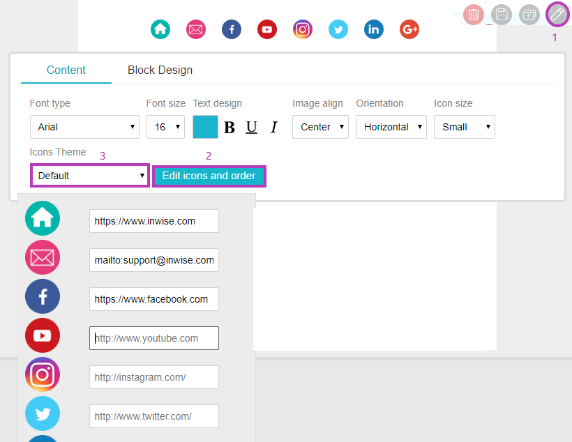 Create and edit an email campaign - inwise