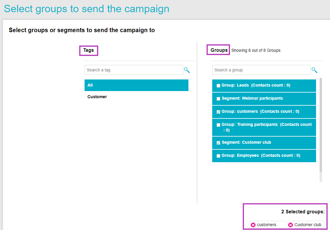 Create and edit an email campaign - inwise