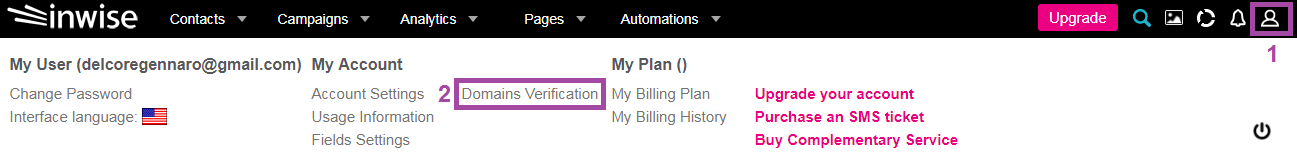 Domains Authentication - inwise