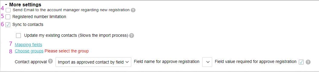 Create signup forms (Embedded in a website) - inwise